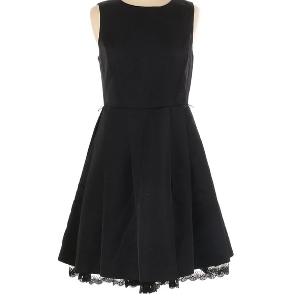 Jason Wu | Dresses | Jason Wu Little Black Dress Sz 8 Lace Fit Flare ...